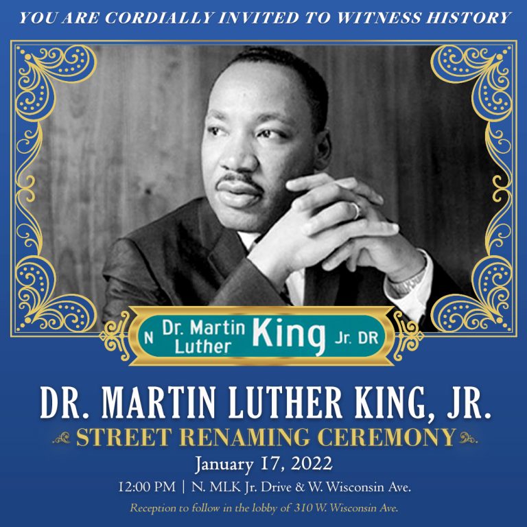 Dr Martin Luther King Jr Street Renaming Ceremony Set For Monday